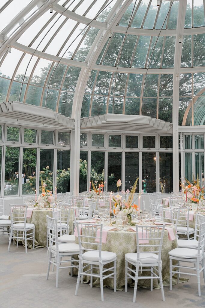 Formal Garden Party in the Palm House at Brooklyn Botanic Gardens ...